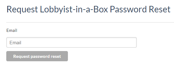 LIS Help | Lobbyist-in-a-Box